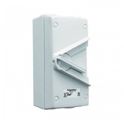 Schneider Surface Mount Triple Pole Isolating Switch WHT35